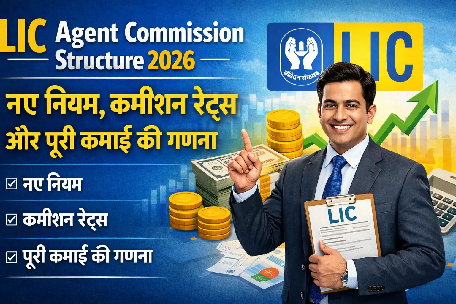LIC Agent Commission Structure 2026: नए नियम, कमीशन रेट्स और पूरी कमाई ...